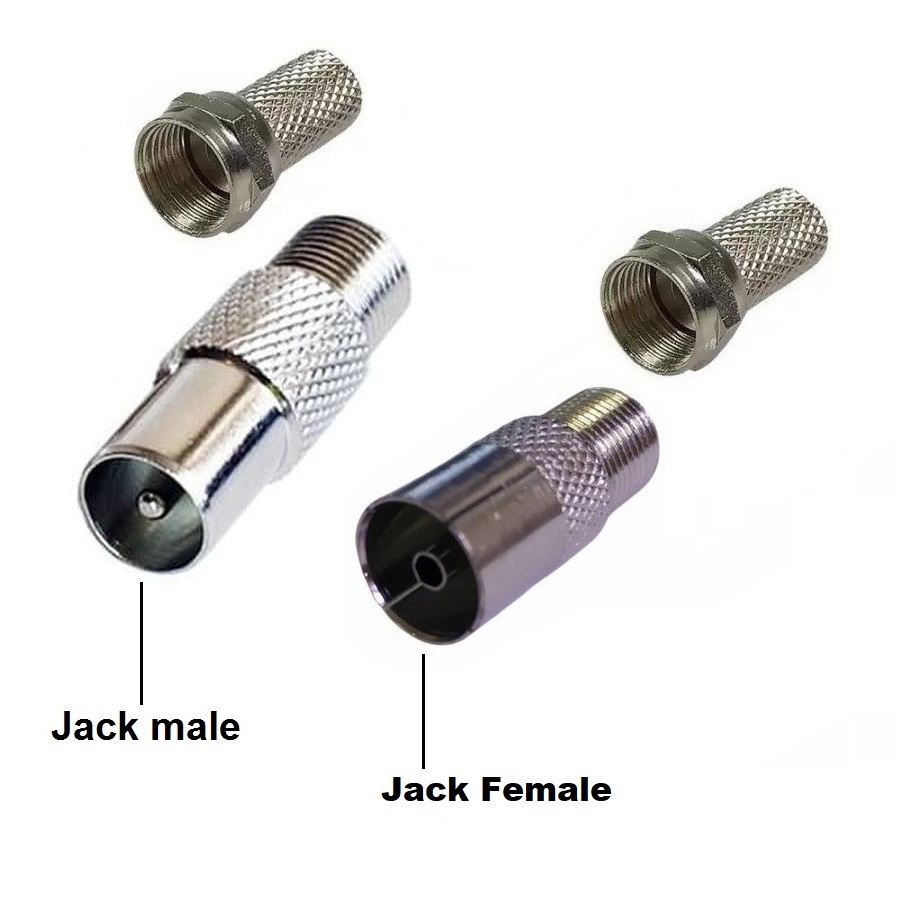 Jual Jack Konektor Antena TV to Drat 5C | Shopee Indonesia