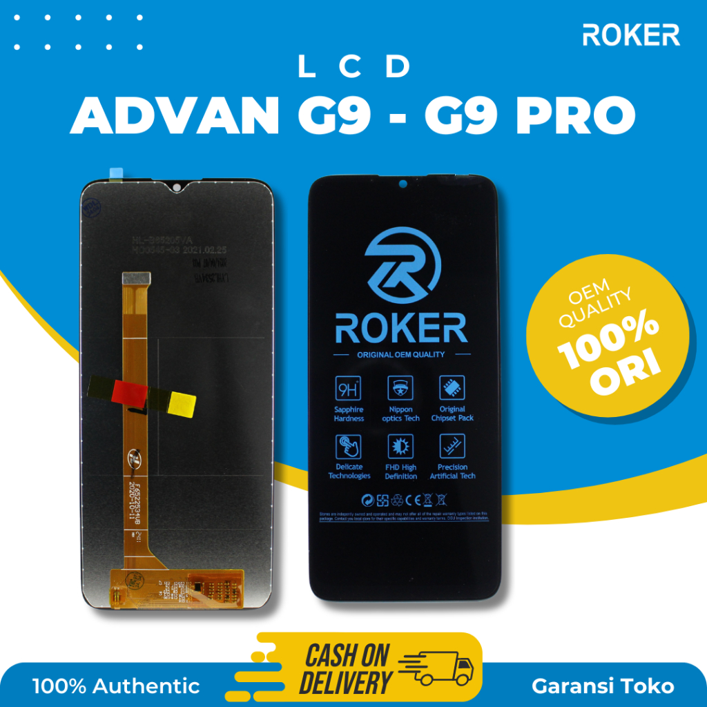 Jual ROKER LCD TOUCHSCREEN ADVAN G9 / G9 PRO FULLSET BY ROKER | Shopee ...