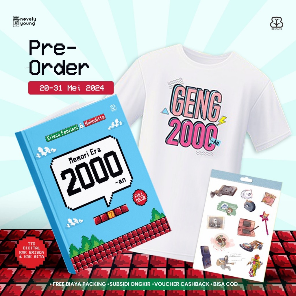 Jual Novel Memori Era 2000-an - Erisca Febriani x Helloditta - Bentang Pustaka - Gratis Biaya ...