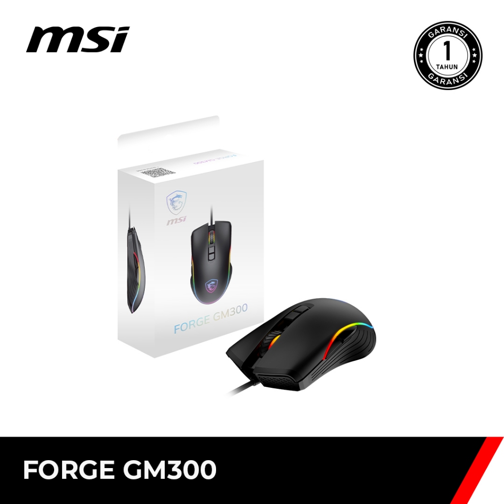 Jual MSI Forge GM300 Mouse Gaming RGB | Shopee Indonesia