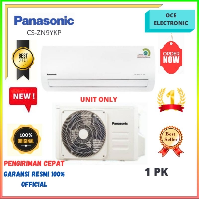 Jual AC PANASONIC STANDARD CS-ZN9YKP 1 PK FREON R32 INDOOR AC + OUTDOOR AC (UNIT ONLY) [GARANSI ...