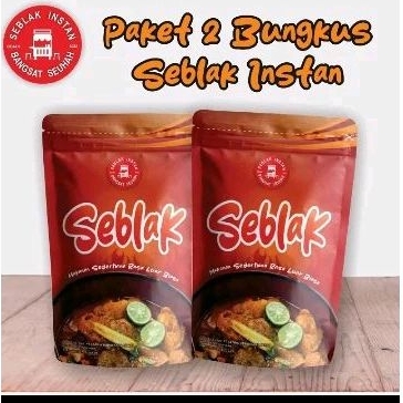 Jual SEBLAK INSTAN BANG SATRIA ( Paket 2 pcs) | Shopee Indonesia