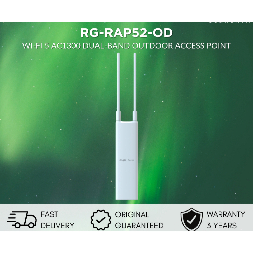 Jual Ruijie reyee RG-RAP52-OD Wifi 5 AC1300 dual-band wireless access point | Shopee Indonesia