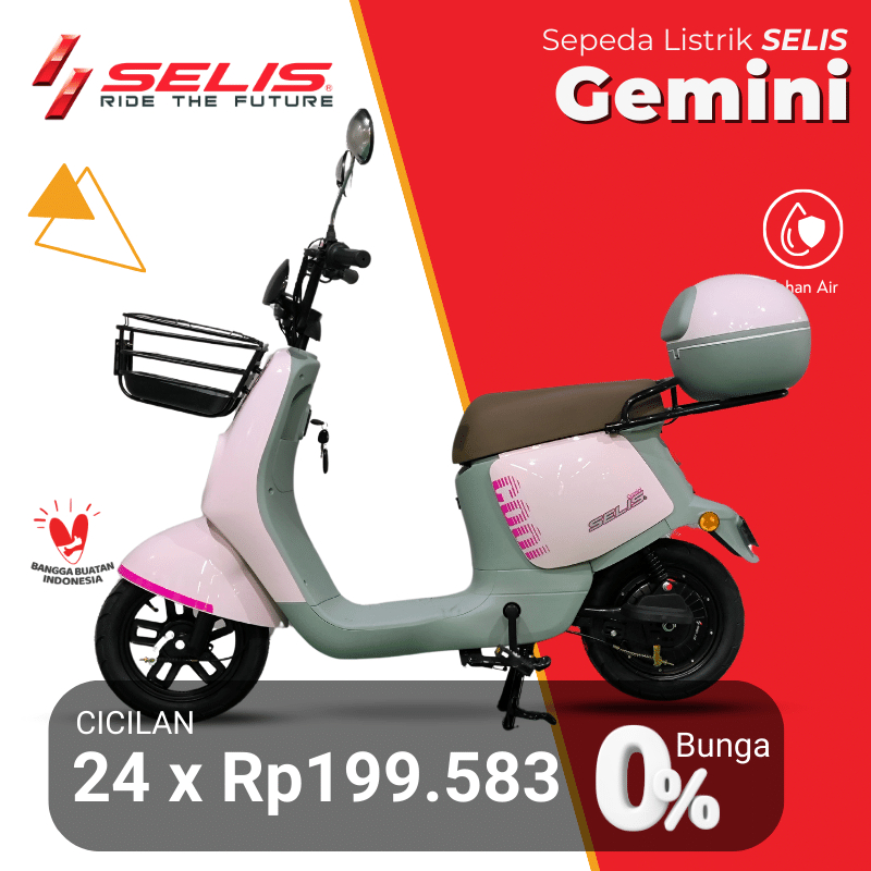 Jual SELIS - Emoped Sepeda listrik Gemini | Shopee Indonesia