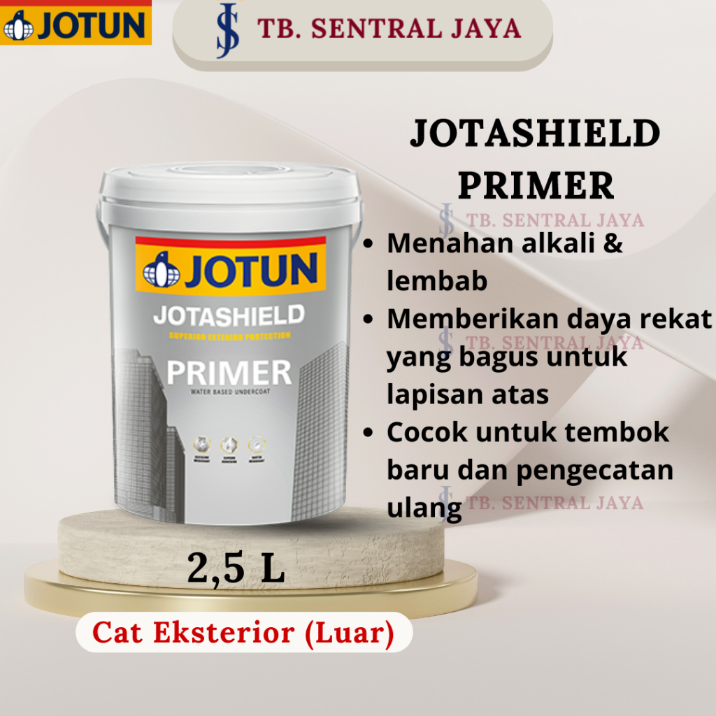 Jual Jotun Jotashield Primer 2,5 Liter/Cat Tembok Primer/Cat Jotun Primer | Shopee Indonesia