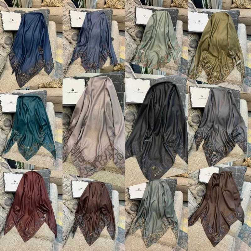 Jual Jilbab segiempat motif Ala jorney jurnay Milla series/ jilbab ...