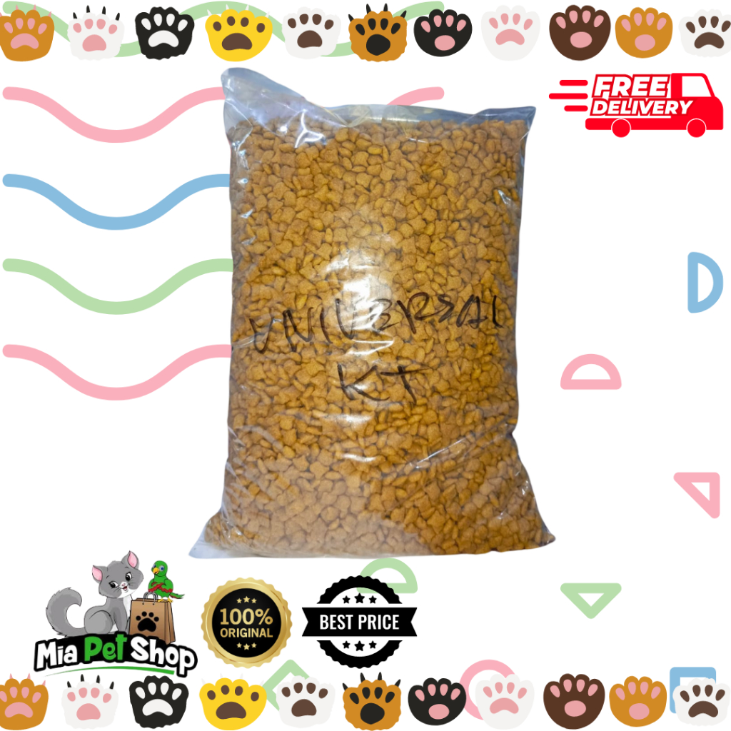 Jual Dry Cat Food UNIVERSAL Kitten 1 Kg - Makanan Kucing Kering ...