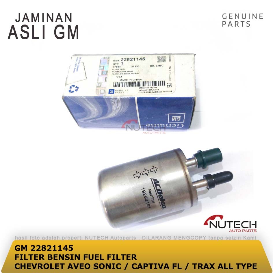 Jual FILTER BENSIN CAPTIVA FACELIFT BENSIN / AVEO SONIC/ TRAX ORI GM ...