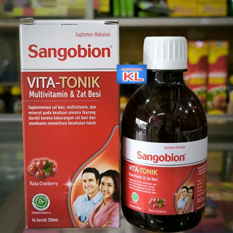 Jual Sangobion Vitatonik 250 ml | Shopee Indonesia
