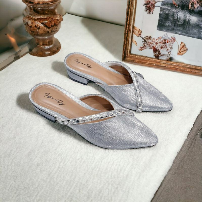 Jual sandal 3 & 5cm infinity JN_344 heels elegan wedding shoes ...