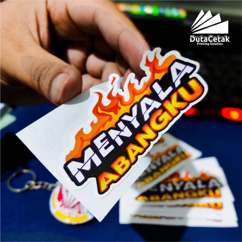 Jual Sticker Menyala Abangku ukuran 9x5 Anti air | Shopee Indonesia