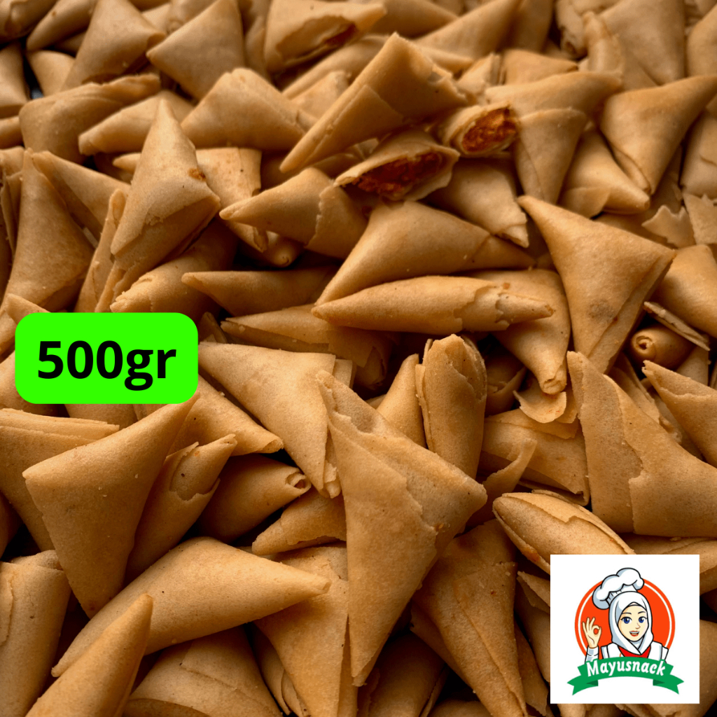Jual Samosa Kering Isi Abon Ayam Pedas Manis Premium Sarikaya 500gr ...