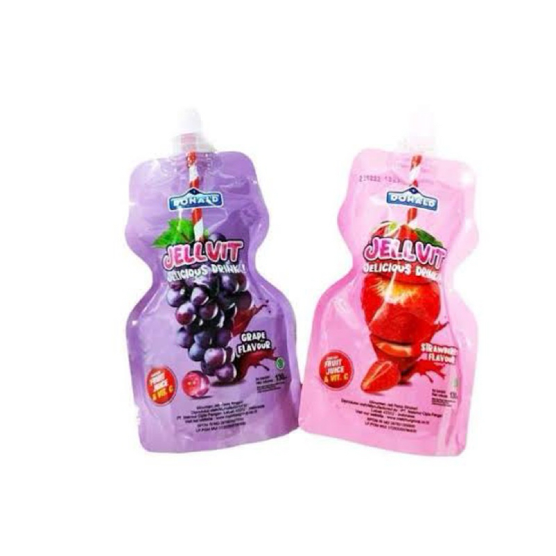 Jual DONALD JELLY VIT JELICIOUS DRINK 130 ML | JELLYVIT PUDDING RASA ...