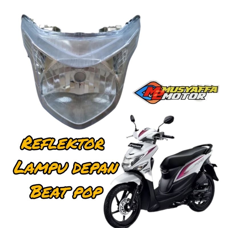 Jual Reflektor Lampu Depan Honda Beat Pop | Shopee Indonesia
