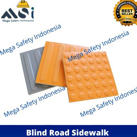 Jual Pro Hemat BLIND ROAD SIDEWALKSAFETY RUBBER TILE BRICKSTACTILE ...