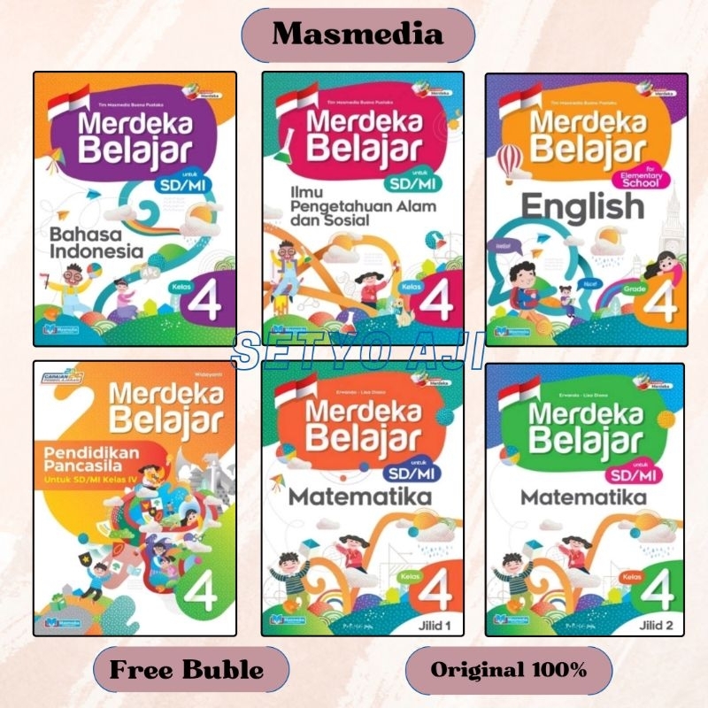 Jual Merdeka Belajar SD/Mi Kelas 4 Kurikulum Merdeka Penerbit Masmedia ...