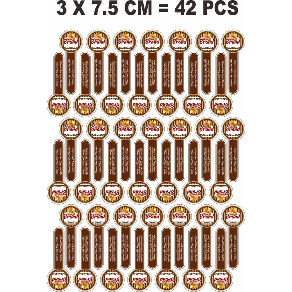 Jual Stiker Label Segel Kemasan Kue Lebaran Bisa Custom Request Suka ...