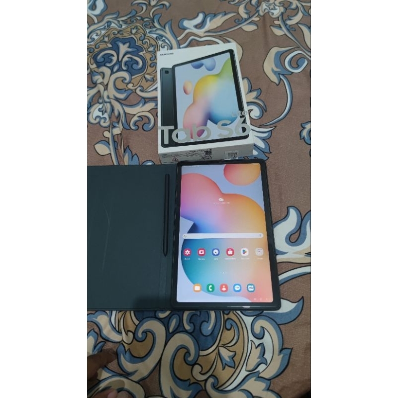 Jual Samsung Tab S6 Lite 4/64 Warna Hitam Ex Garansi TAM second mulus ...