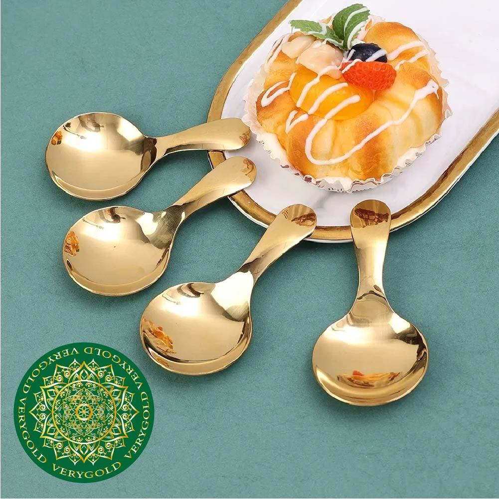 Jual 304 Sendok Bulat Stainless Sendok Kopi Sendok Buah dan Es Krim ...