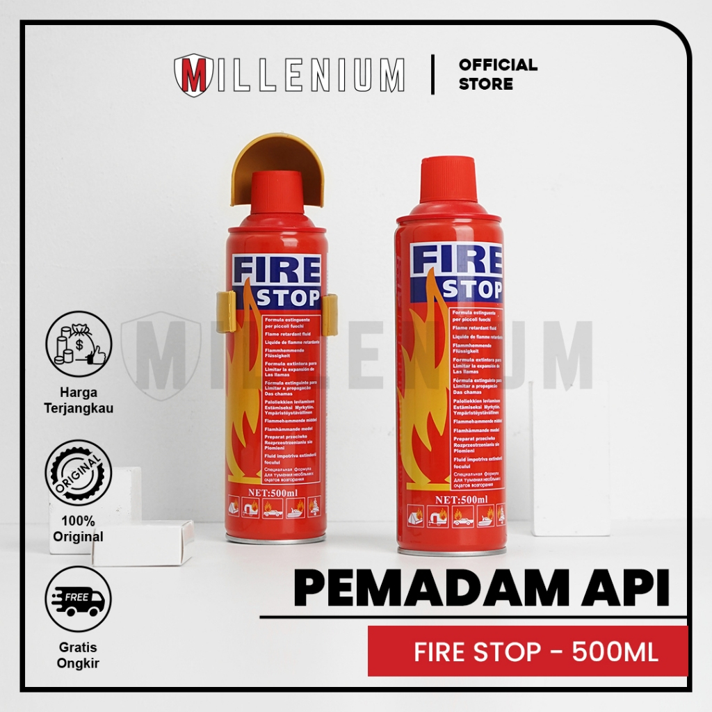 Jual Alat Pemadam Kebakaran Api Mini Apar Kecil FIRE STOP Mobil 500ml ...