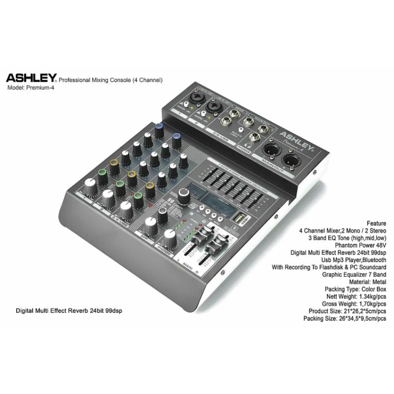 Jual Mixer ASHLEY PREMIUM-4 (ORIGINAL) | Shopee Indonesia