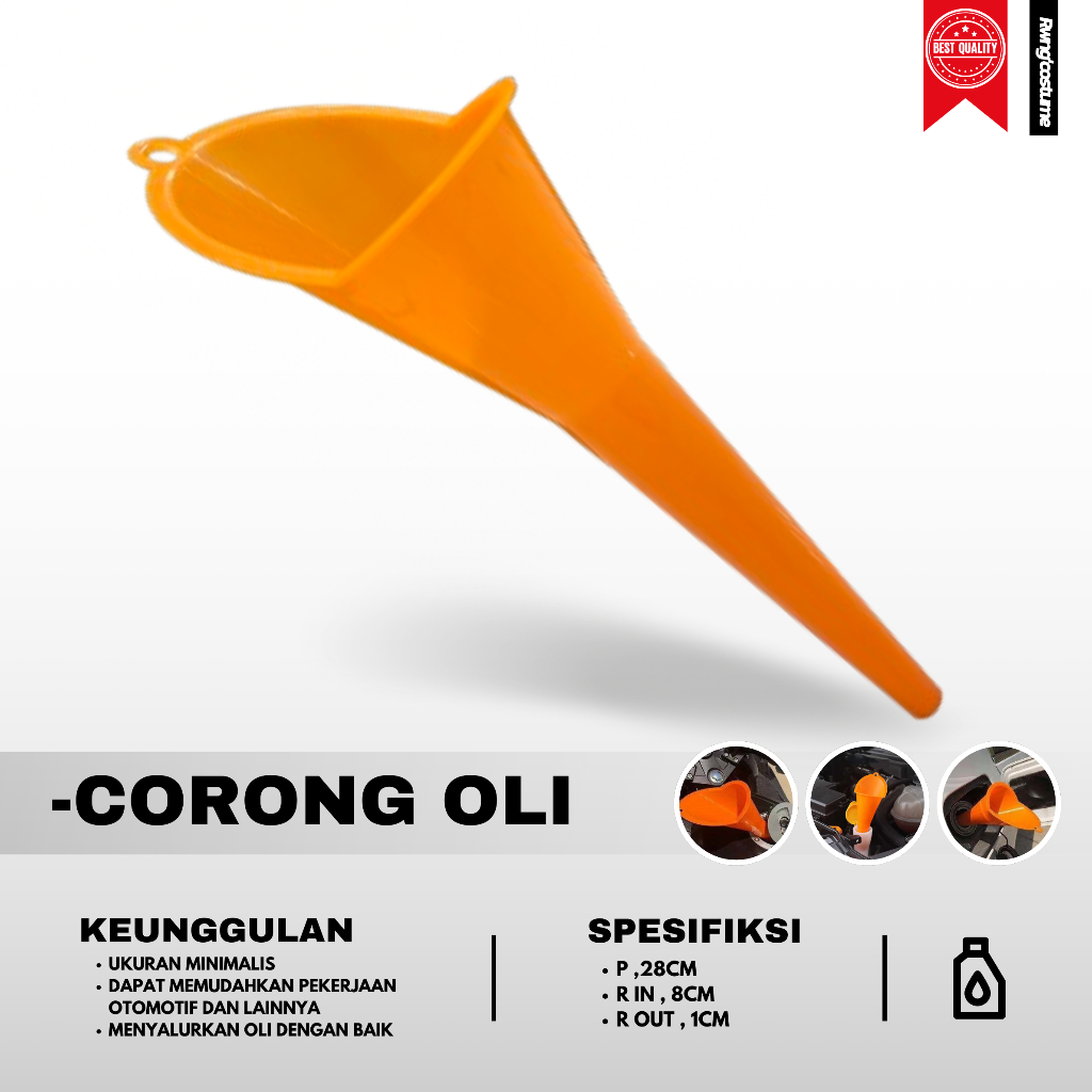Jual Corong Oli / Minyak / Air / Bensin / Radiator, Corong Plastik ...
