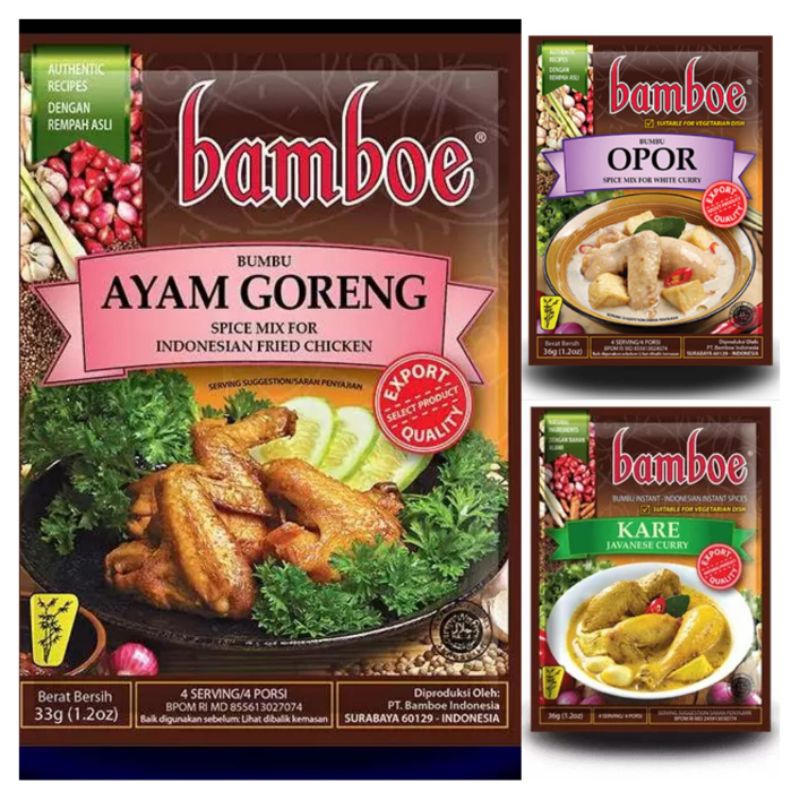 Jual BAMBOE (Bumbu Masak Instan) | Shopee Indonesia