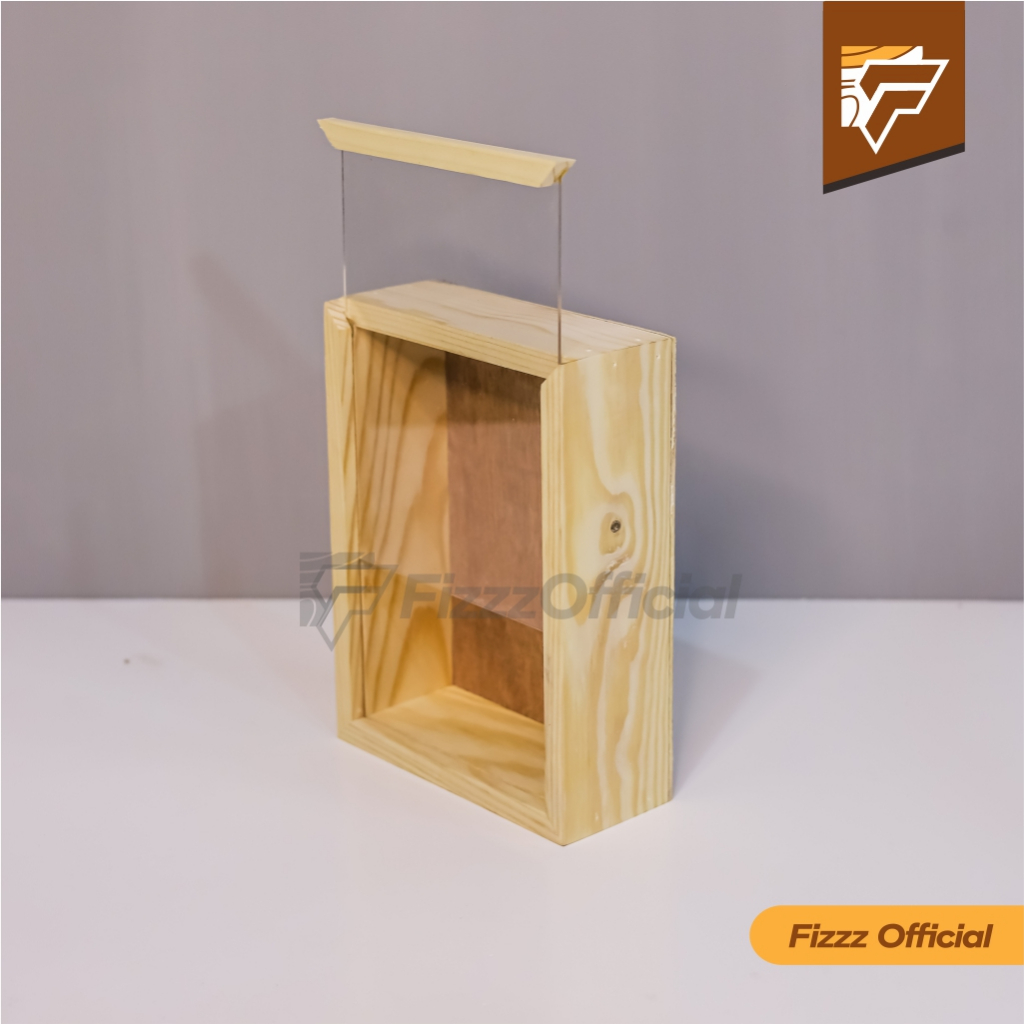 Jual Box Wooden Sliding Acrylic akrilik Kotak Souvenir Kayu Serbaguna ...