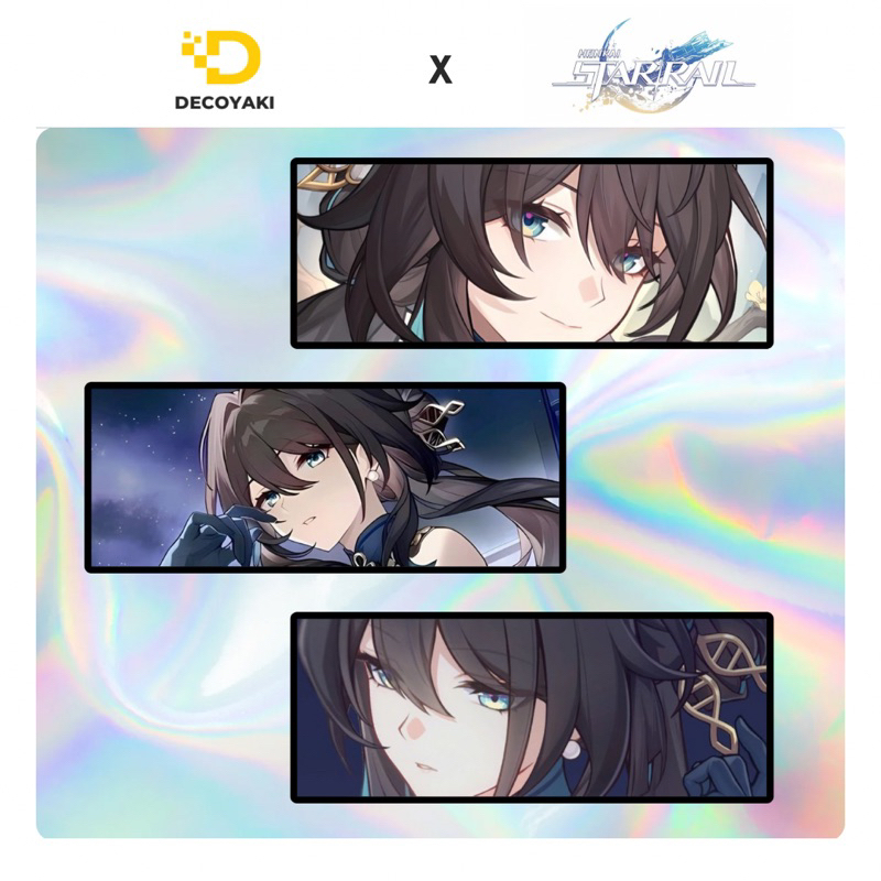 Jual Sticker Slap Hologram Ruan Mei Honkai Star Rail, Stiker Hologram ...