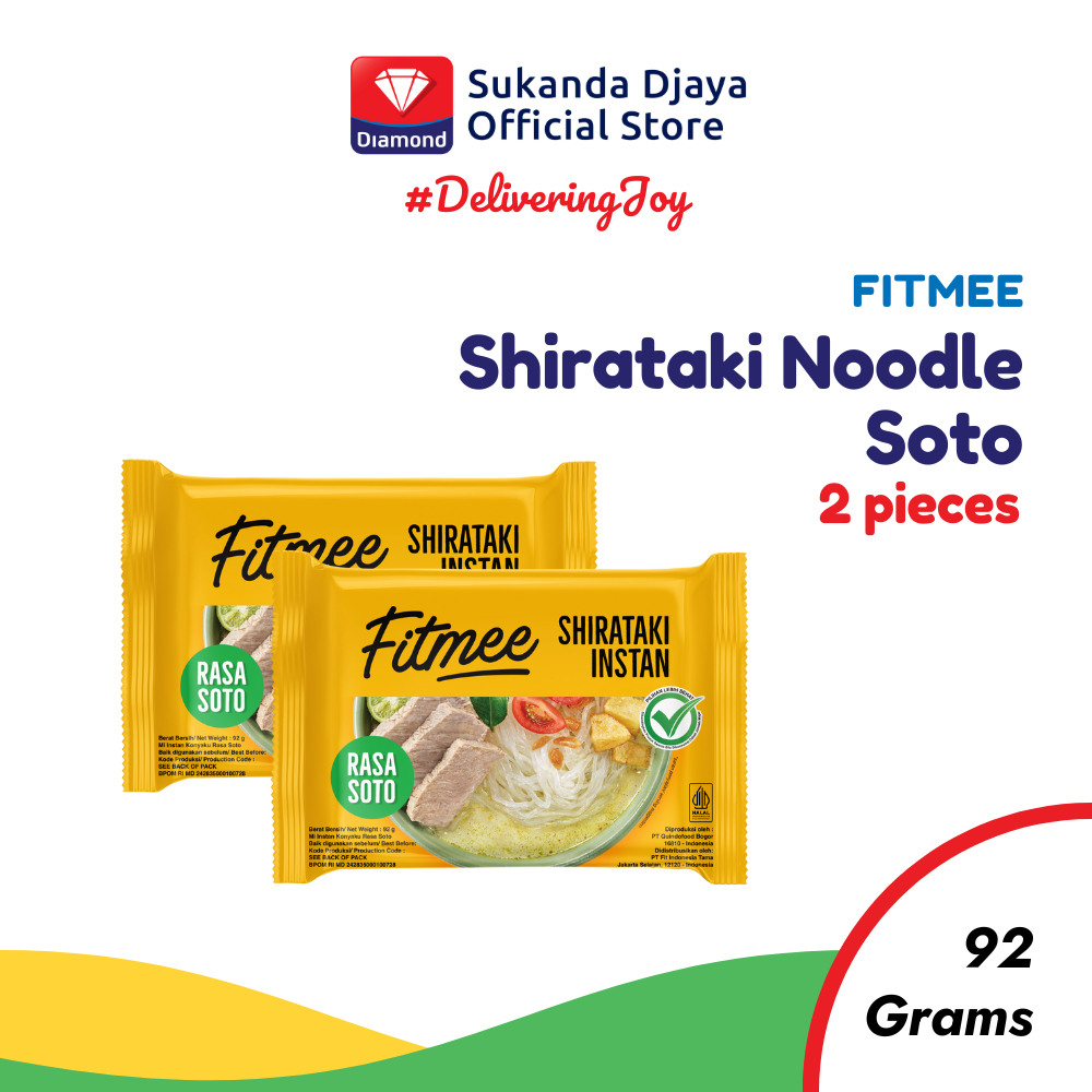 Jual Fitmee Mie Instan Shirataki Soto Gluten Free Isi 2 Pcs | Shopee ...