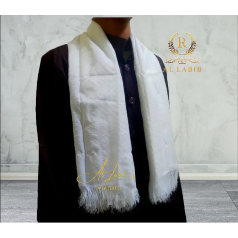 Jual Sorban Arab Palestins Surban Arafat Putih Polos Berkualitas Pria ...