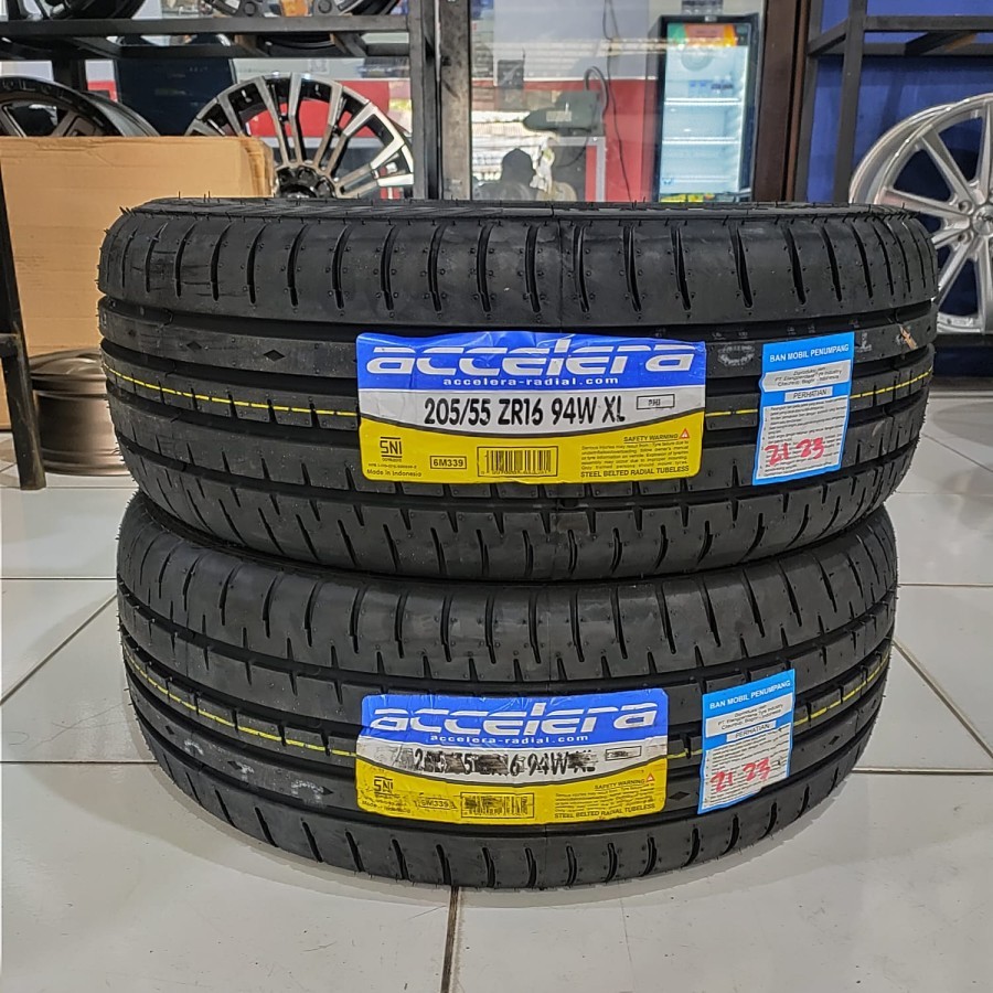 Jual ban mobil tubles standar xpander brv merk R16 ACCELERA PHI 205 55 ...