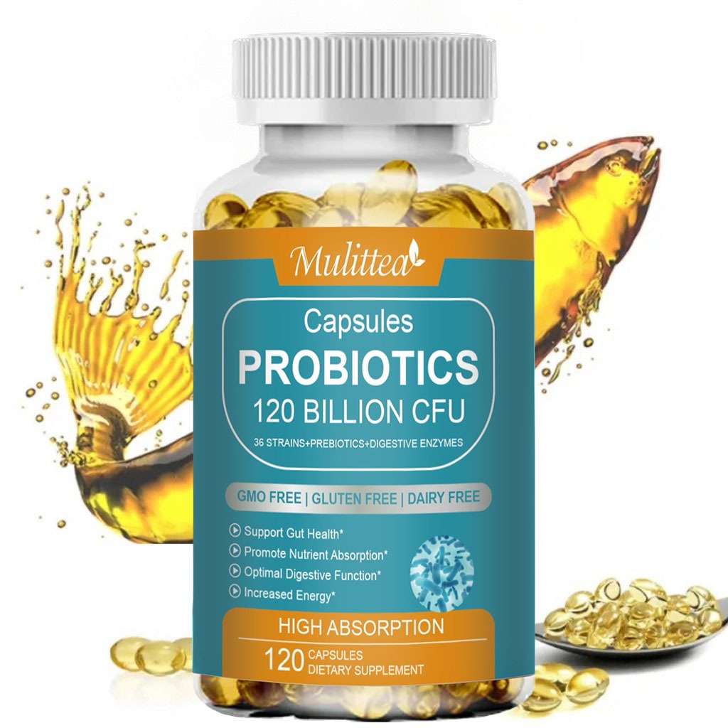 Jual Mulittea Probiotics 120 Billion CFU 36 Strains with Prebiotics ...