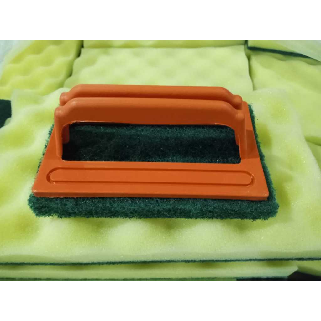 Jual (GBL) Sikat Cuci Lantai kamar mandi gagang tapas hijau | Shopee ...