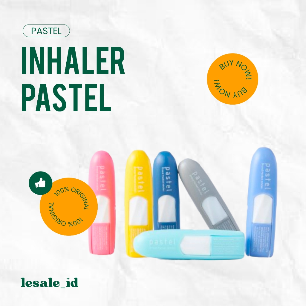 Jual PASTEL POCKET INHALER COLOUR POP / Inhaler Warna - Warni Traditional Herbal Thailand ...