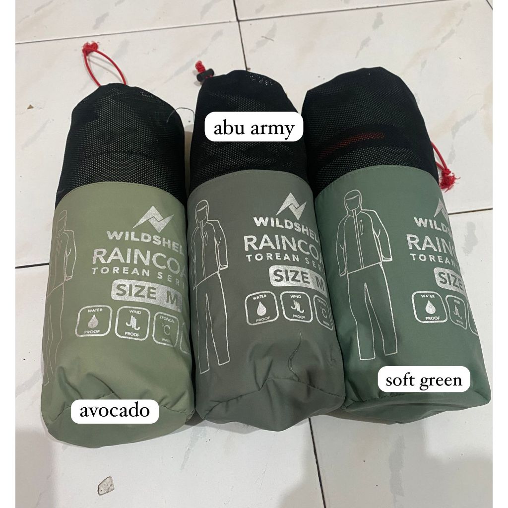 Jual JAS HUJAN / RAINCOAT ORI WILDSHELL-WD TOREAN SERIES PART 1 ...