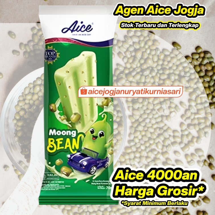Jual Aice Moong Bean Kacang Hijau 1 dus isi 30 pcs | Shopee Indonesia