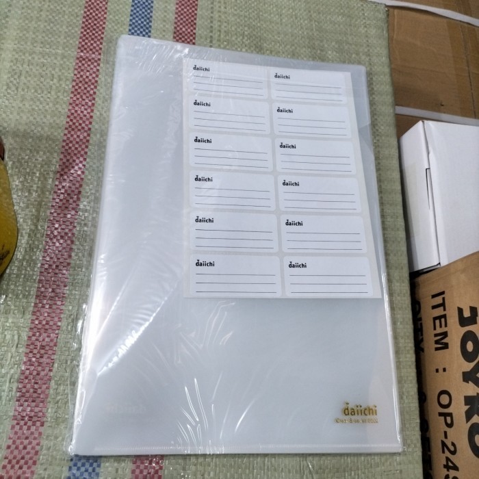 Jual Clear Map Transparan / Map L Bening Daiichi A4 & Folio (1 pak / 12 ...