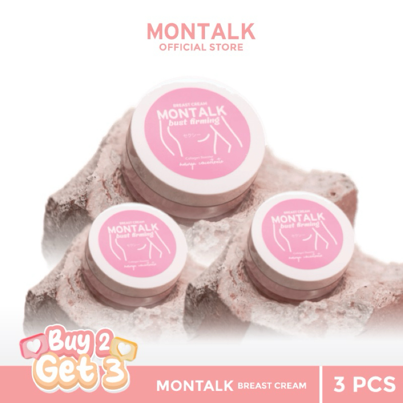 Jual MONTALK Breast Cream - Pengencang & Pembesar Payudara (BUY 2 GET 3 ...