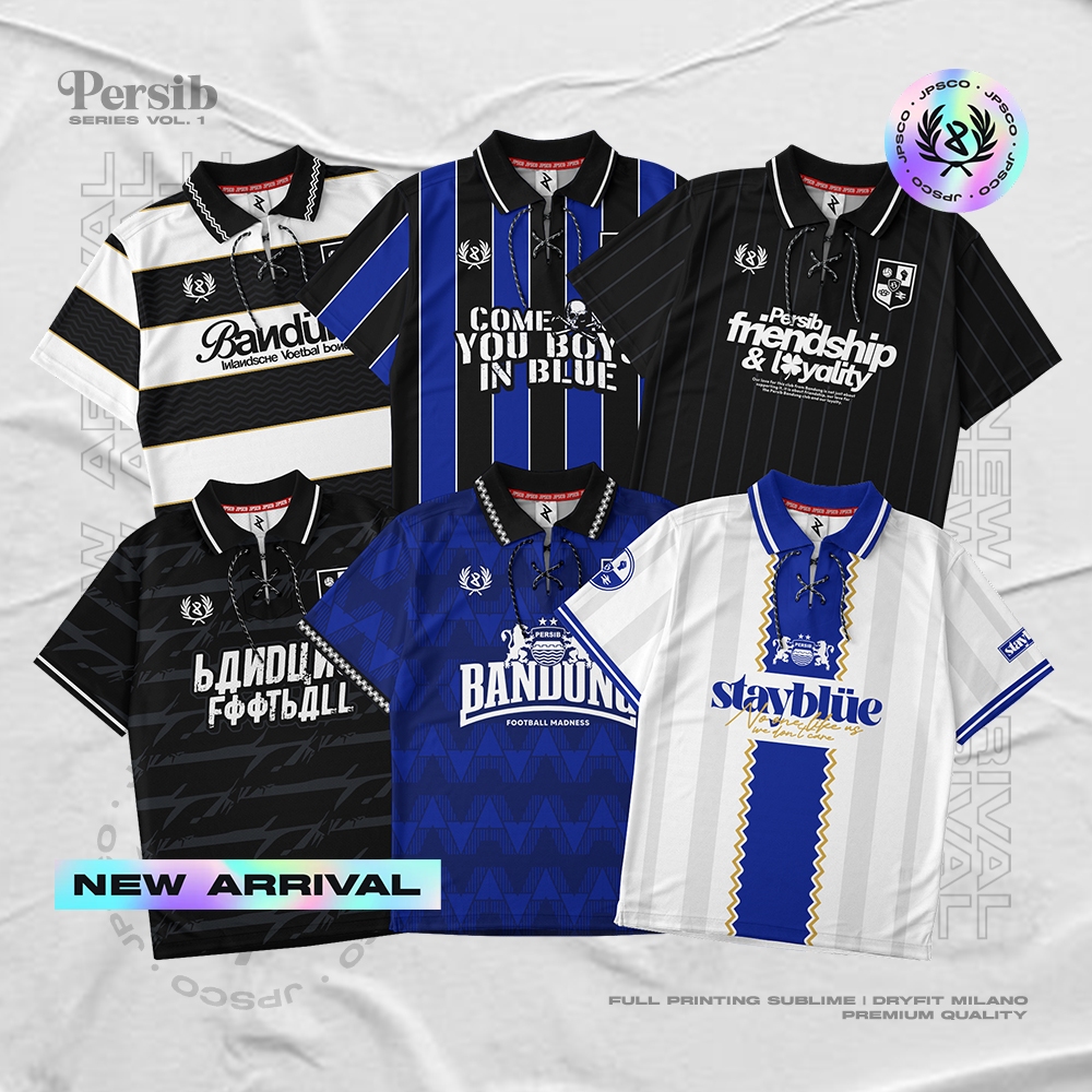 Jual Kaos persib BAJU PERSIB JUARA flower city casual taped Jersey persib vintge / jersey persib ...