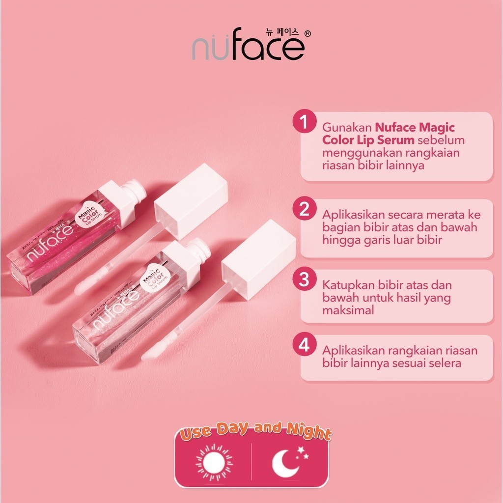 Jual NUFACE Magic Color Lip Serum 4g | Shopee Indonesia