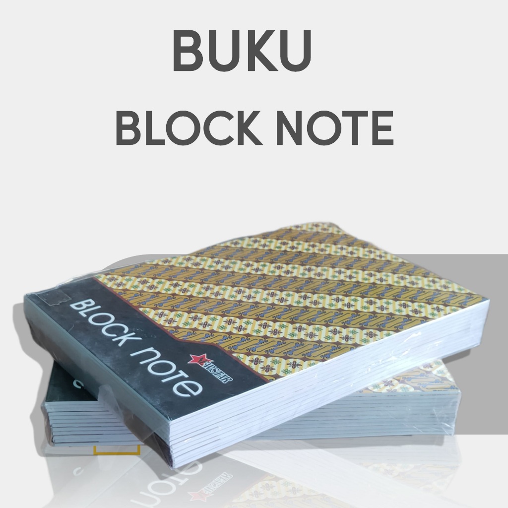 Jual BUKU BLOCK NOTE 1 PACK ISI 12 PCS | Shopee Indonesia