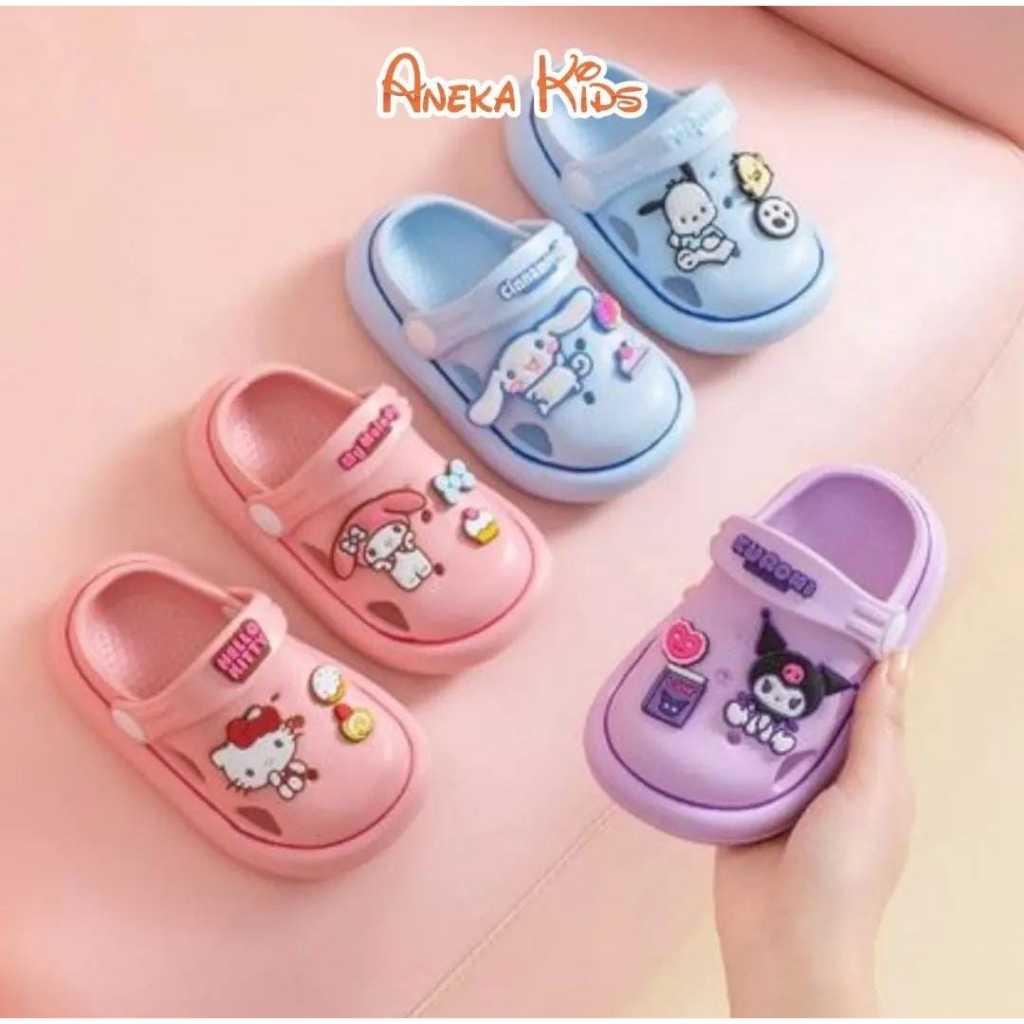 Jual Sandal Crocs Anak Cewek Sanrio & Paw Patrol Pink | Shopee Indonesia
