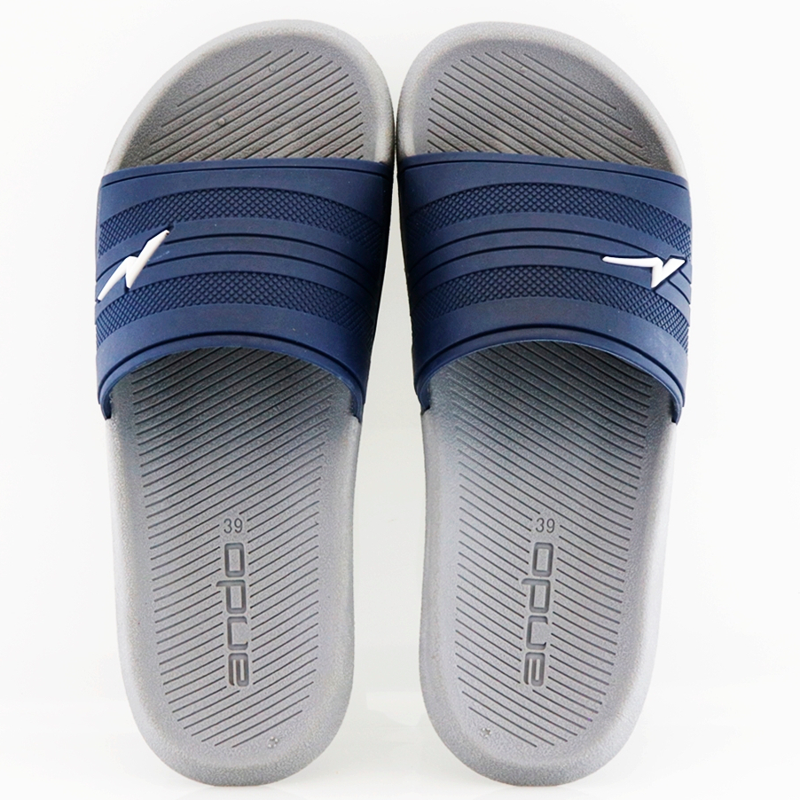 Jual NEW !!! Ando Street Abu Abu/Navy - Sandal Flip Flop Terbaru 2024 ...