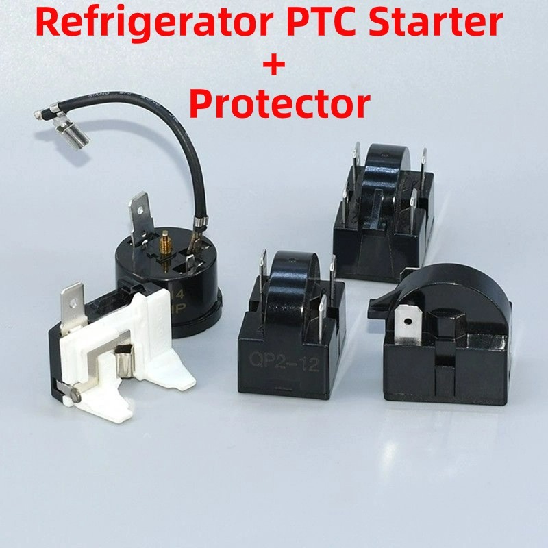 Jual Refrigerator compressor PTC starter set, overheat protector ...