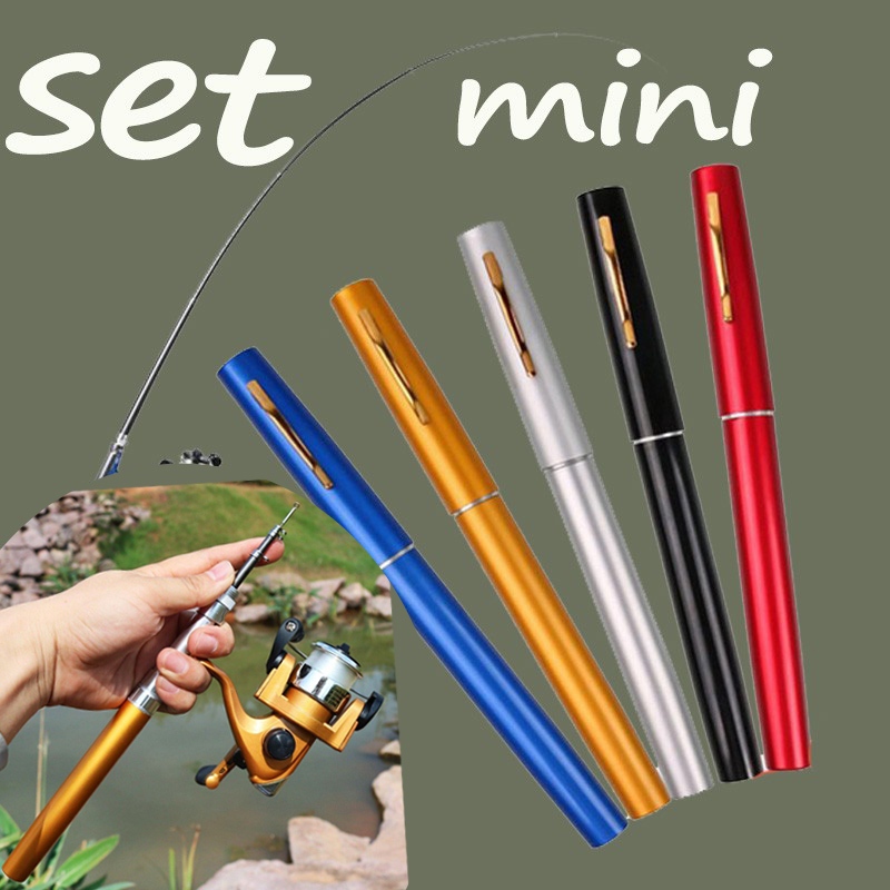 Jual Sougayilang Set Pancingan Pulpen Aluminium Alloy Pocket Pen Shape ...