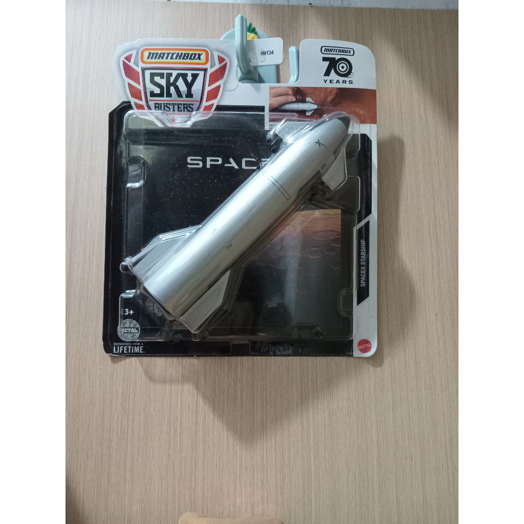 Jual Mainan matchbox || sky busters : spacex starship MURAH DAN ORI ...