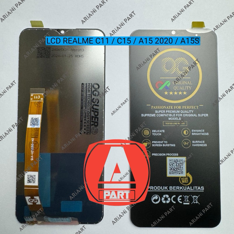 Jual LCD TOUCHSCREEN OPPO A15 2020 / A15S / REALME C11 / C12 / C15 / NARZO 20 30A A16E A16K ...