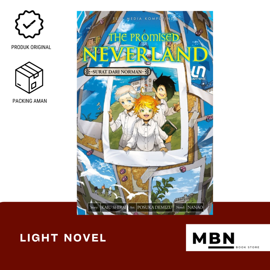 Jual LIGHT NOVEL THE PROMISED NEVERLAND - SURAT DARI NORMAN | Shopee Indonesia