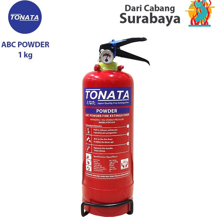 Jual Produk terbaru APAR 1KG TONATA ABC Powder Set Komplit | Shopee ...
